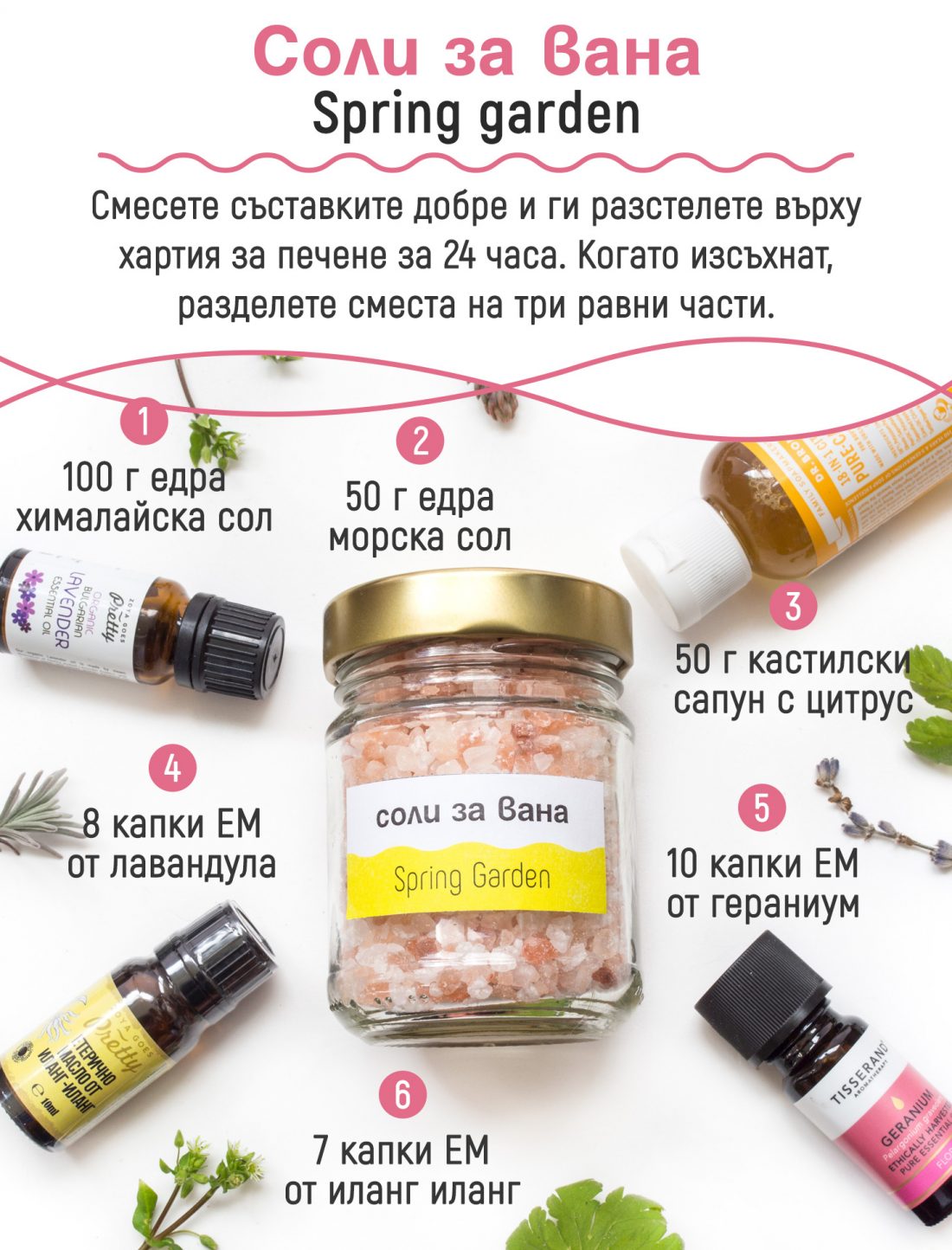 Соли за вана Spring Garden / Bath salts ‘Spring Garden’ | Кукуряк