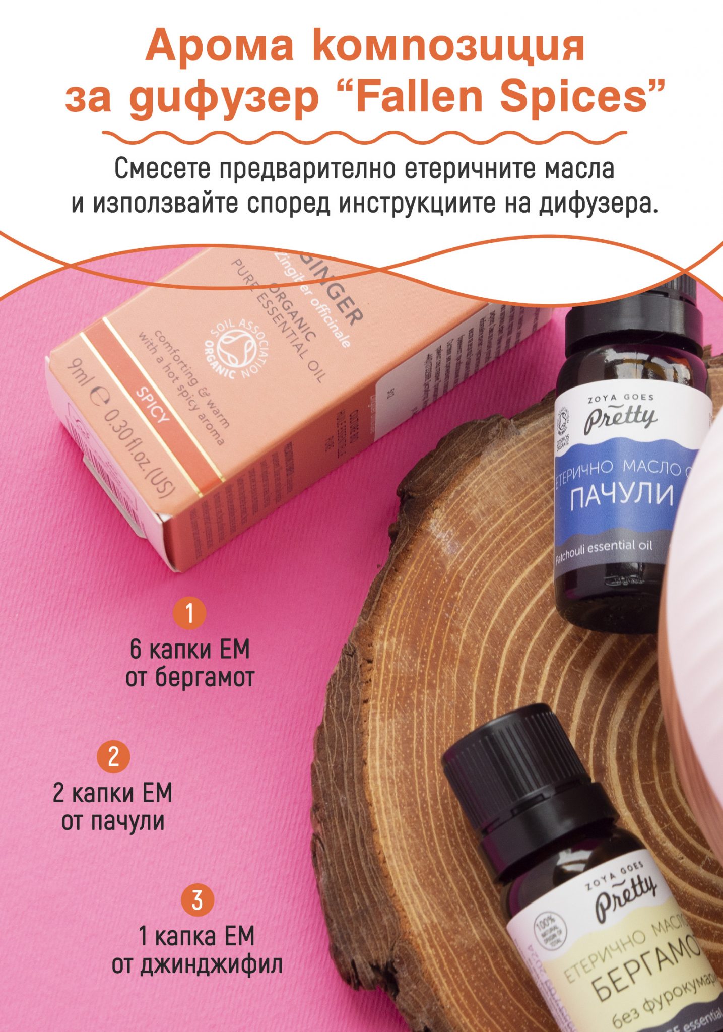 Арома композиция за дифузер „Fallen spices“ / Aroma composition for ...