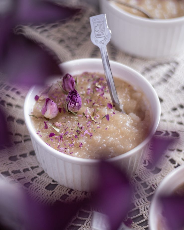 Десерт с ориз и розова вода / Rose Water Rice Pudding | Кукуряк