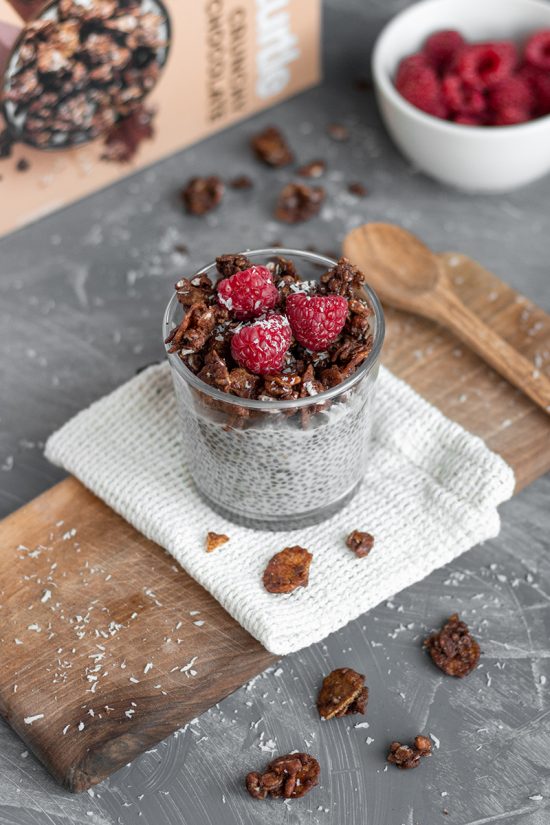 Хрупкав чиа пудинг с малини / Crunchy Chia Pudding with Raspberries ...